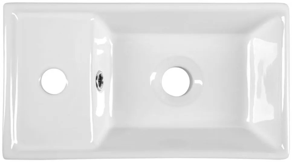 Aqualine Keramické umývátko, nábytkové, 40x22 cm, bílá DD4022
