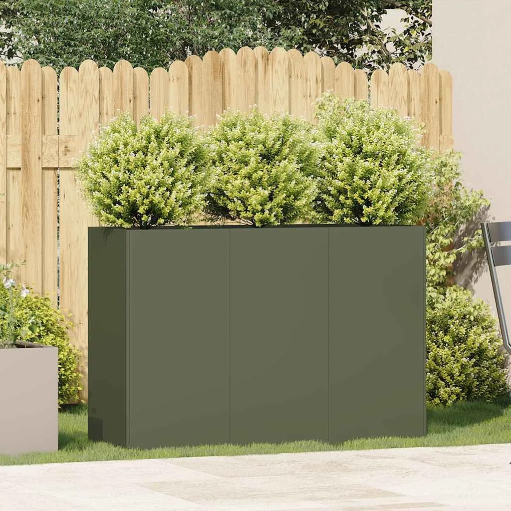 vidaXL Truhlík rezavá 120x40x80 cm [860721] Barva: Černá