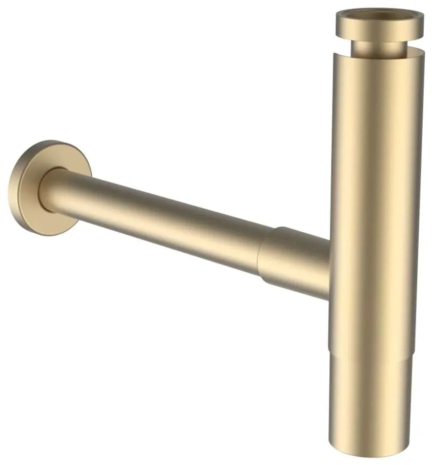 Laufen - Designový sifon, kartáčované zlato H3749800830001