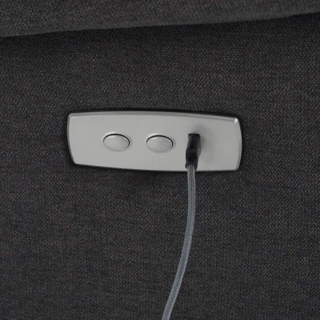 Polohovací křeslo hnědé elektrické TV-925 BR2