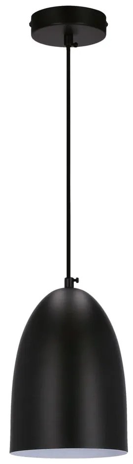 Černé závěsné svítidlo s kovovým stínidlem ø 14 cm Icaro – Candellux Lighting