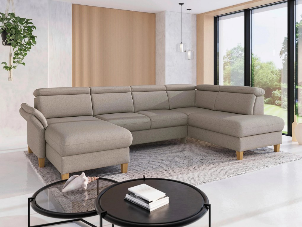 XXXLutz SEDACÍ SOUPRAVA, textil, šedohnědá Sit & More - Sedací soupravy - 00014402576F
