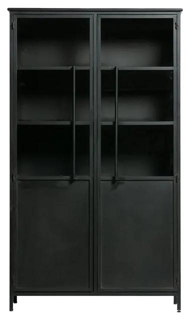 Černá kovová vitrína 99x170 cm Exhibit – BePureHome