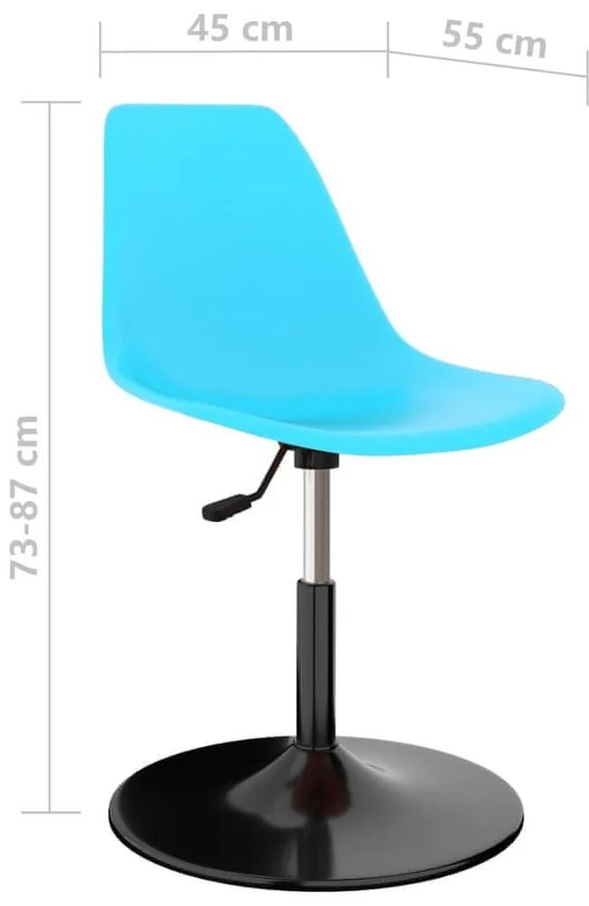 Petromila Otočné jídelní židle 4 ks modré PP