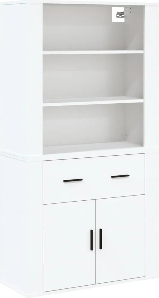 Skříň highboard bílá kompozitní dřevo 3185375