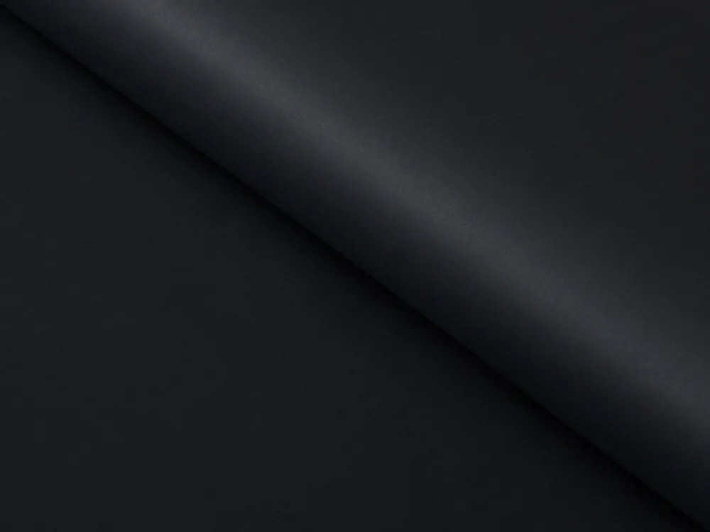 Biante Oválný bavlněný saténový ubrus ST-006 Černý 100x160 cm