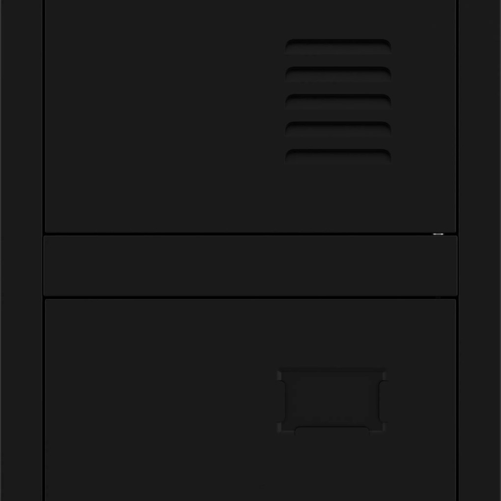 Šatní skříň pro zaměstnance černá, 292x1720x450 mm: BARTEK 1 Plus