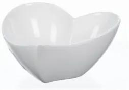 Nohelgarden Miska HEART srdce porcelánová bílá 12x12x6cm