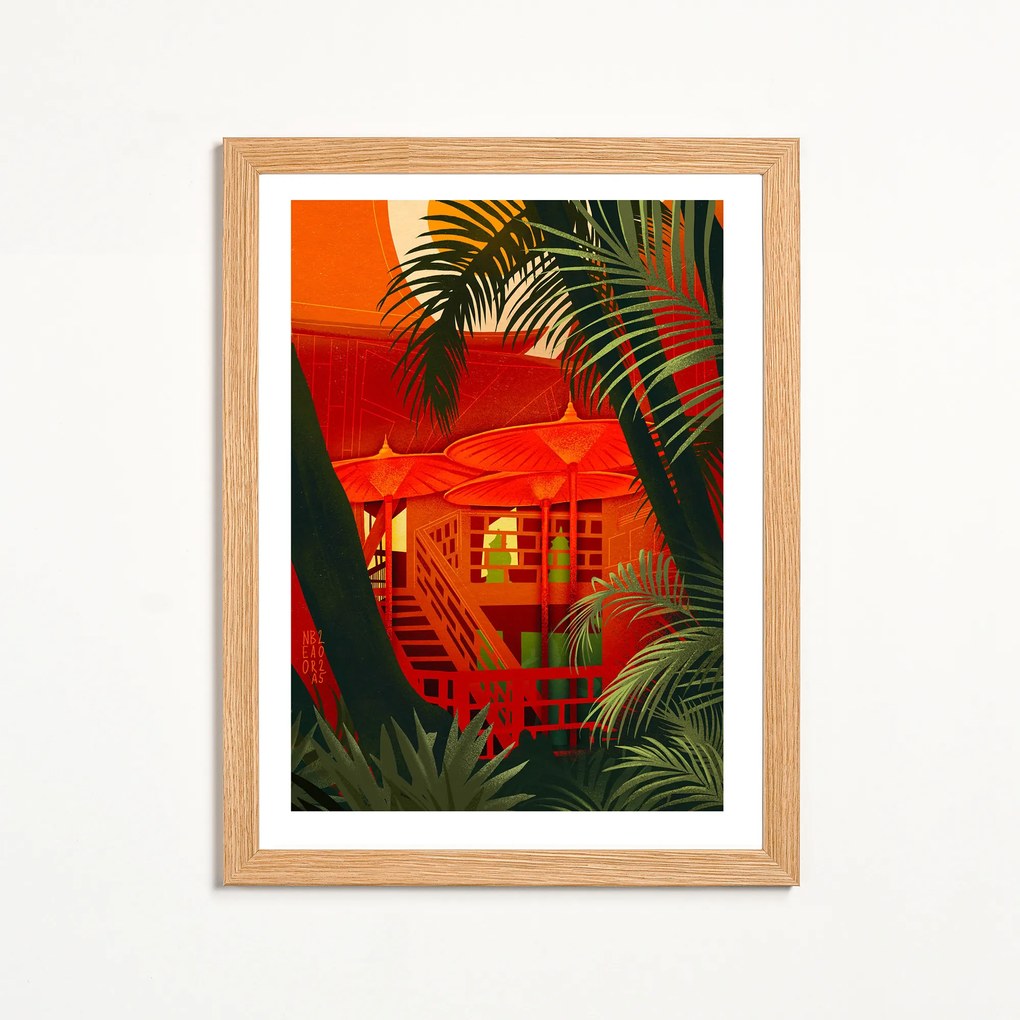 Neobara (Barbora Srp Žižková) | Bangkok Rám: Bílý, Velikost: 30 x 20 cm