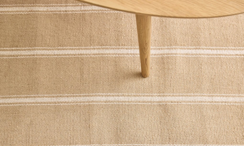 Diamond Carpets India, Ručně vázaný kusový koberec Hollis J 13 Natural, 160x230, béžová, chodba / předsíň