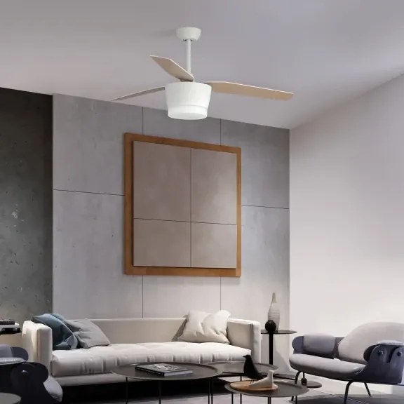 Stropní ventilátor Monsoon 13.2 bílé s dálkovým ovládáním
