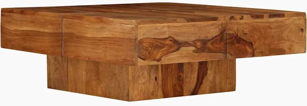 Konferenční stolek 80 x 80 x 30 cm masivní akáciové dřevo 246250