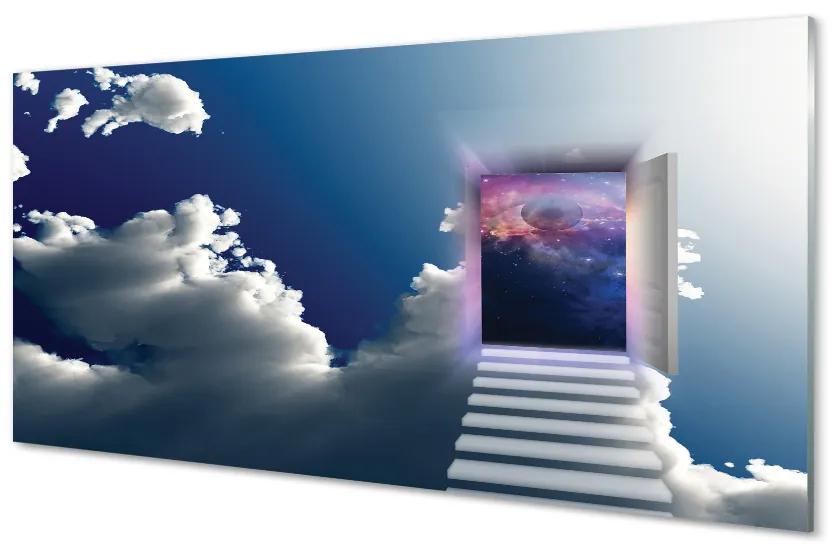 akrylový obraz Sky schody eye 100x50 cm