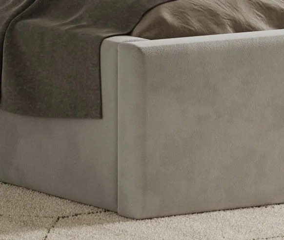 Postel TIVOLI 140x200 zelená s úložným prostorem