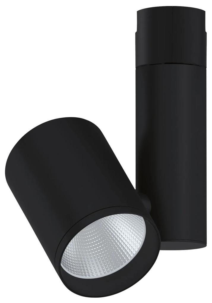 Paulmann 95535 URail Zeuz, černý reflektor, 33W LED 3000K 15° stmívatelný, výška 24,1cm