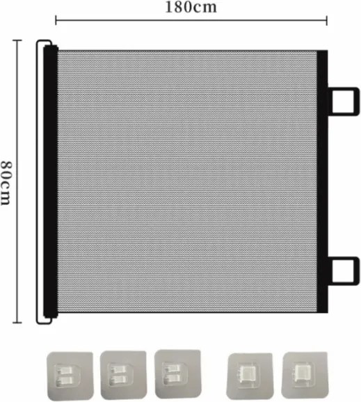 Zabezpečovací branka 80 × 180 cm