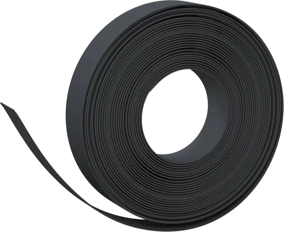 Travní lemy 3 ks černé 10 m 10 cm polyethylen 3155433