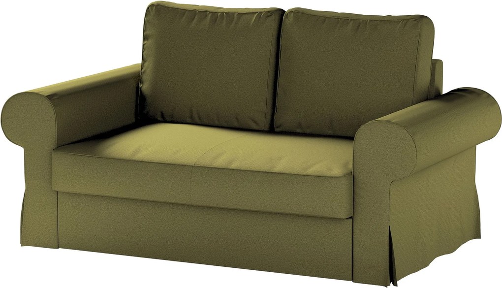 Potah na pohovku IKEA Backabro 2-místná, rozkládací barva zelená látka pletený vzor