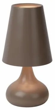 LUCIDE ISLA Table lamp E14 Taupe, stolní lampa