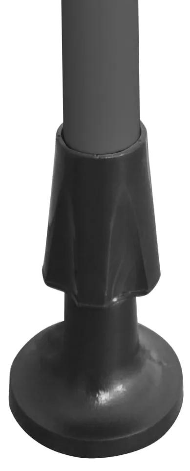 vidaXL Ručně zatahovací markýza s LED světlem 150 cm antracitová