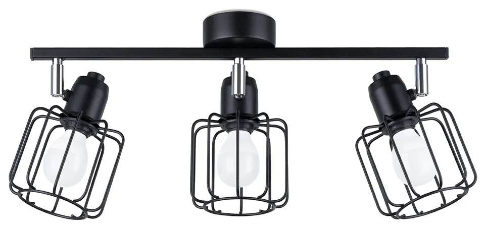 Sollux Lighting Stropní svítidlo BELUCI 3 Černá