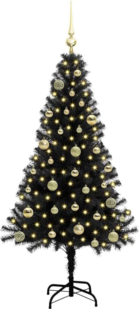 Vánoční stromeček Černá 150 cm PVC 3396469