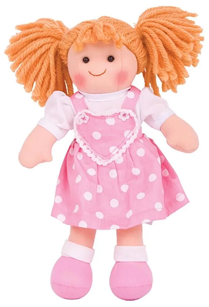 Bigjigs Toys Látková panenka Ruby 28 cm