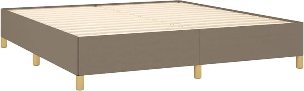 Rám postele s boxspringem taupe 180 x 200 cm textil 3120981