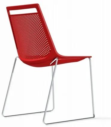 Gaber Plastová židle AKAMI S Barva kostry chromová kostra Barva plastu Gaber limeta 35