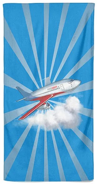 Osuška Boeing 737 (Velikost osušky: 100x170cm)
