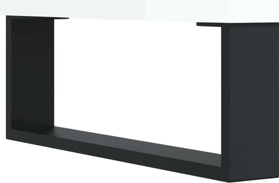 vidaXL Skříňka na LP desky 84,5 x 38 x 89 cm kompozitní dřevo [831780] Barva: kouřový dub