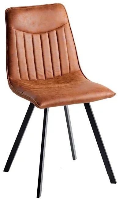 Designová židle Galinda vintage hnědá