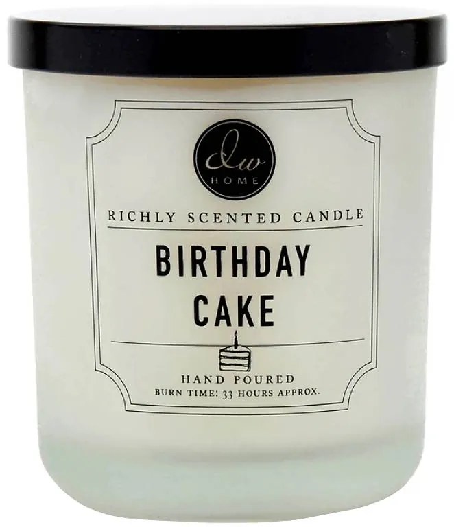 DW Home – vonná svíčka Birthday Cake (Narozeninový dort), 264 g