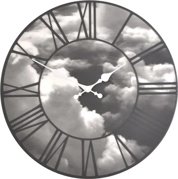 Designové nástěnné hodiny 3037 Nextime Clouds 39cm