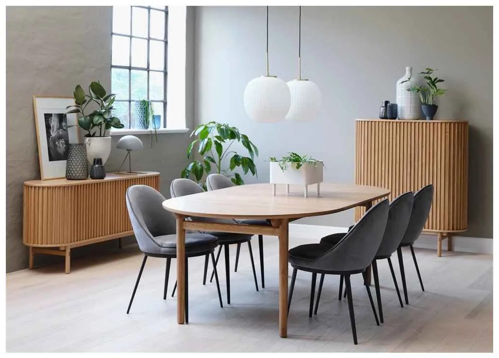 Designový jídelní stůl Wally 190 - 235 cm přírodní dub