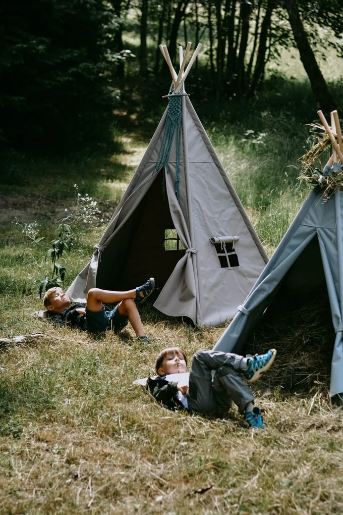 Vigvam design Venkovní Teepee Wild Child, Sand - PĚTIÚHELNÍKOVÉ BEZ DOPLŇKŮ