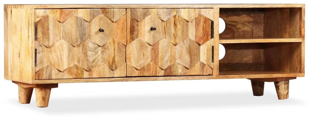 TV stolek z masivního mangovníkového dřeva, 118 x 35 x 40 cm 245136
