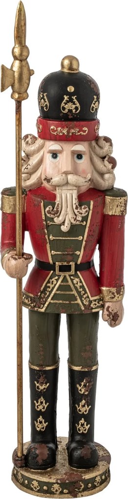 Venkovní antik vánoční dekorace louskáčka Nutcracker – 30*25*110 cm