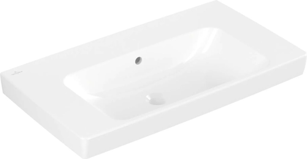 Villeroy & Boch Architectura - Umyvadlo 80x45 cm, s přepadem, bez otvoru pro baterii, alpská bílá 4A878201