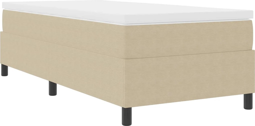 Rám platformy Šedozelená 80 x 200 cm Žebrovaná látka 3337381