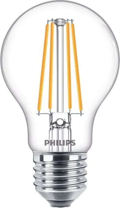 Philips 8718699762032 LED classic žárovka 8,5W/75W 1055lm E27 4000K 220-240V A60 filament
