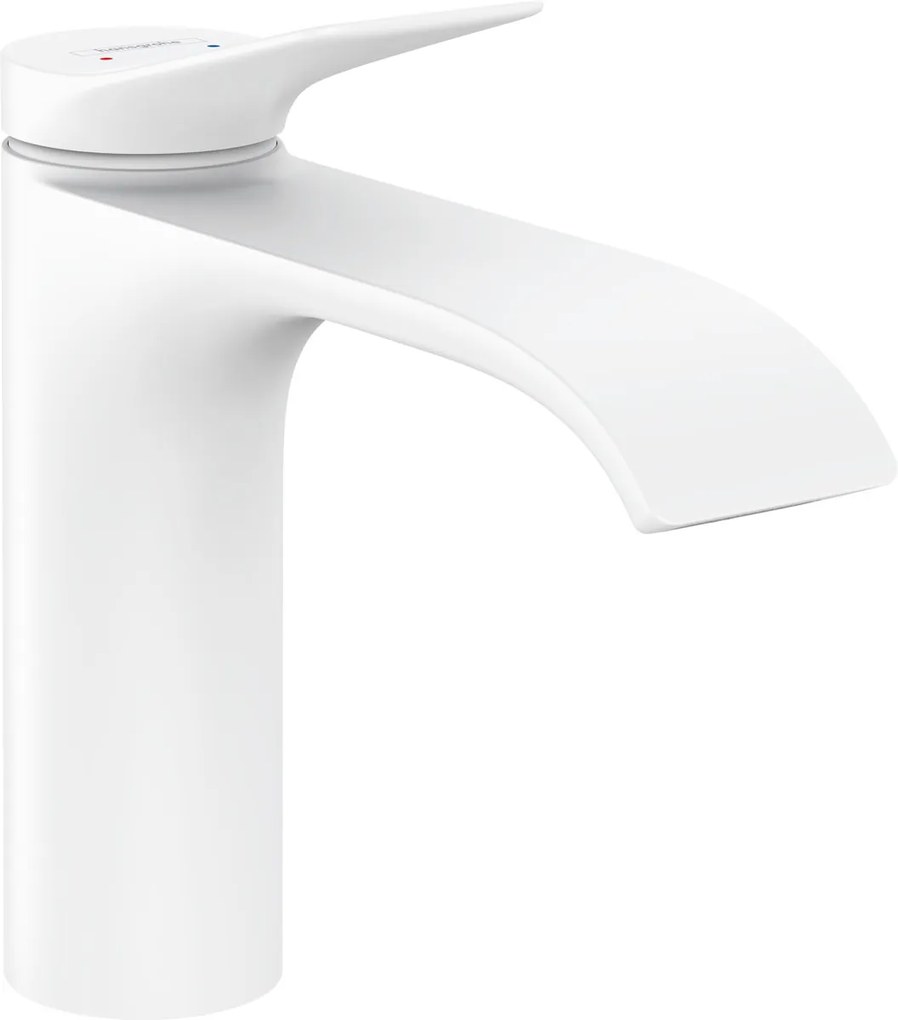 Hansgrohe Vivenis, umyvadlová baterie 110, EcoSmart, bílá matná, 75022700