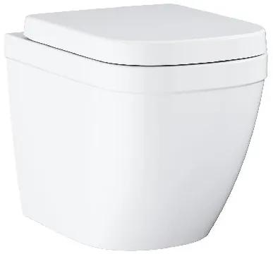 Grohe Euro Ceramic - Stojící WC se sedátkem softclose, rimless, Triple Vortex, alpská bílá 39839000