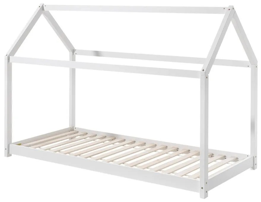 Bílá dětská domečková postel Vipack Cabane, 90 x 200 cm Biano.cz