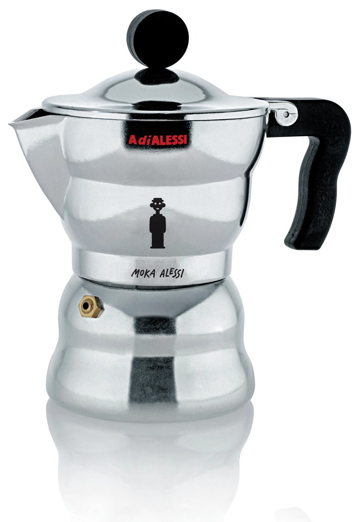 Espresso kávovar Moka Alessi, prům. 10.4 cm - Alessi Rozměry: Průměr - 7. cm