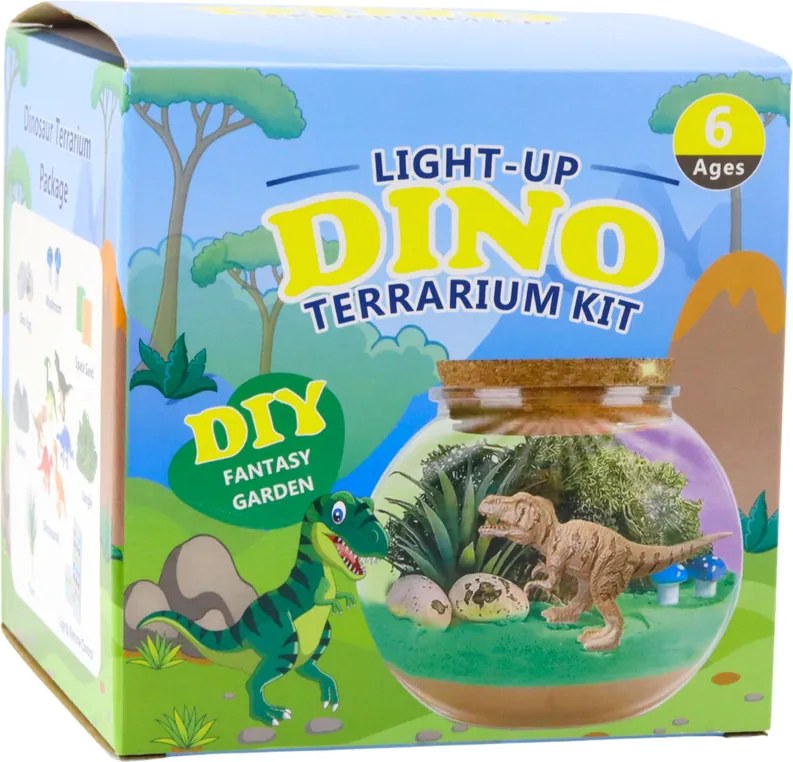 RKToys Magické terrárium dinosauři DIY s LED