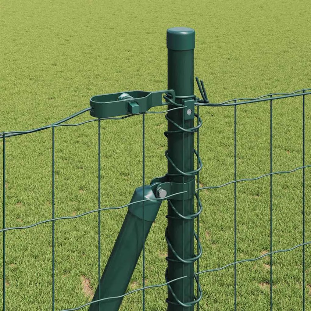 Evropský plot s betonovou základnou 10 x 1,5 m Zelená Síťovina 3350823