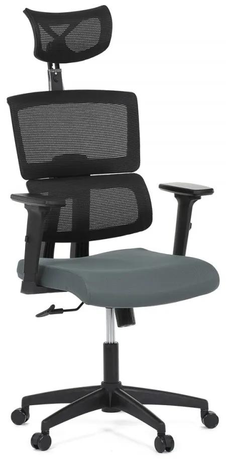 Kancelářská židle OFFICE P101 šedá/černá