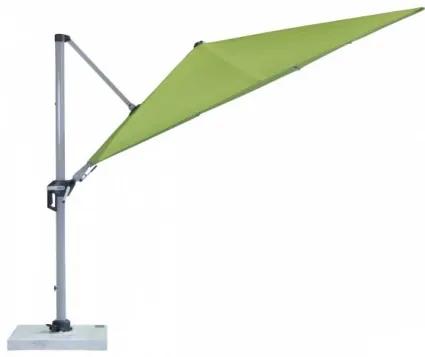 Výkyvný zahradní slunečník s boční tyčí Doppler ACTIVE 350 x 260 cm- zelený