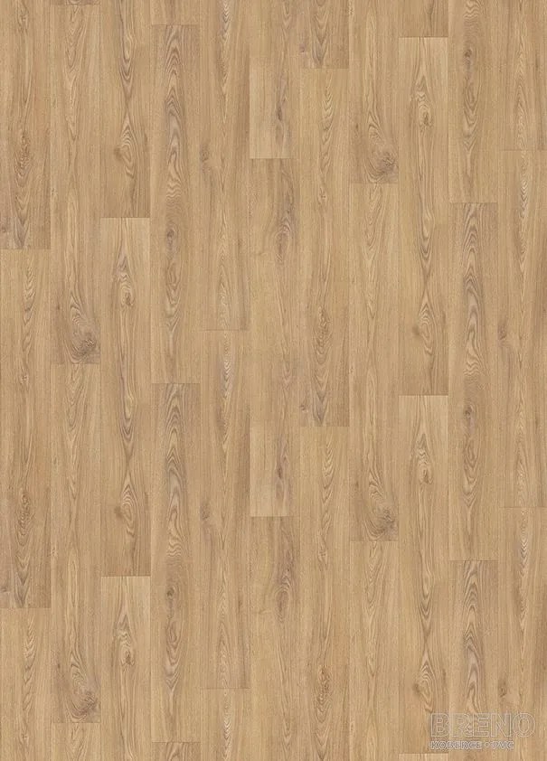 Breno PVC ECOTEX Copenhagen 554 – světlé dřevo, šíře 300 cm